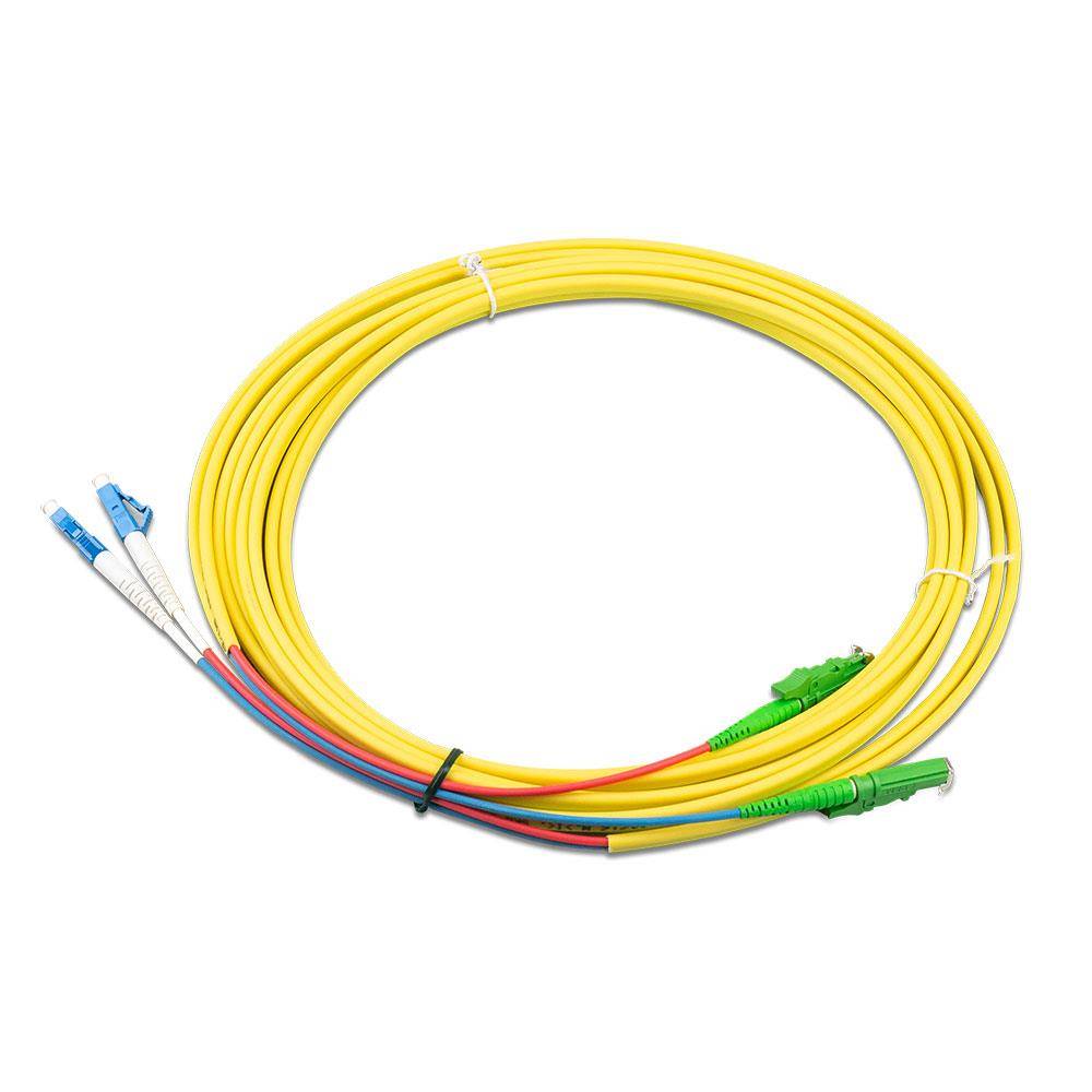 EFB-Elektronik LWL Kabel Duplex E2000/LC, 2x LC auf 2x E2000, Farbe ...