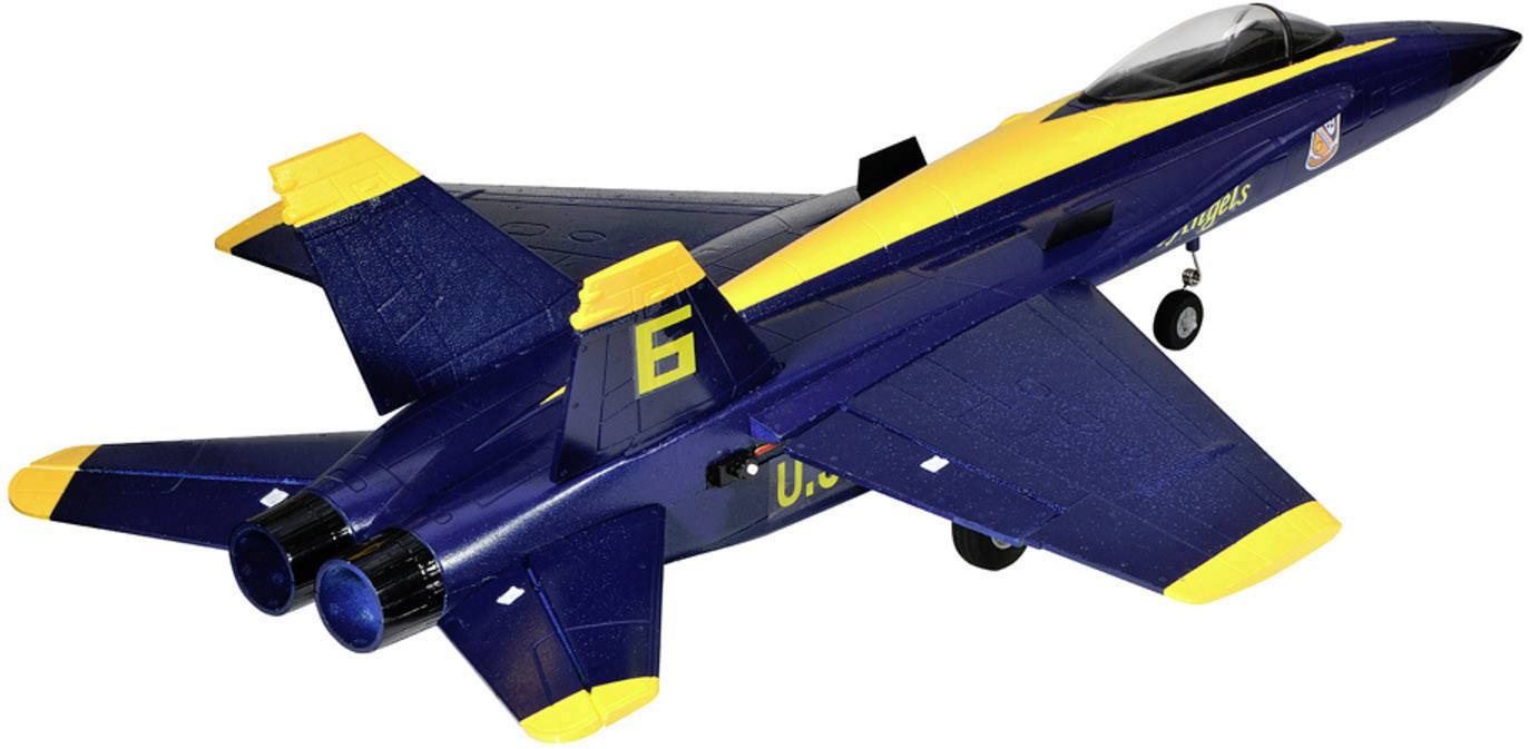 RC model stíhačky Amewi F18 Jet Blue Angel 24075, PNP, rozpětí 686 mm ...