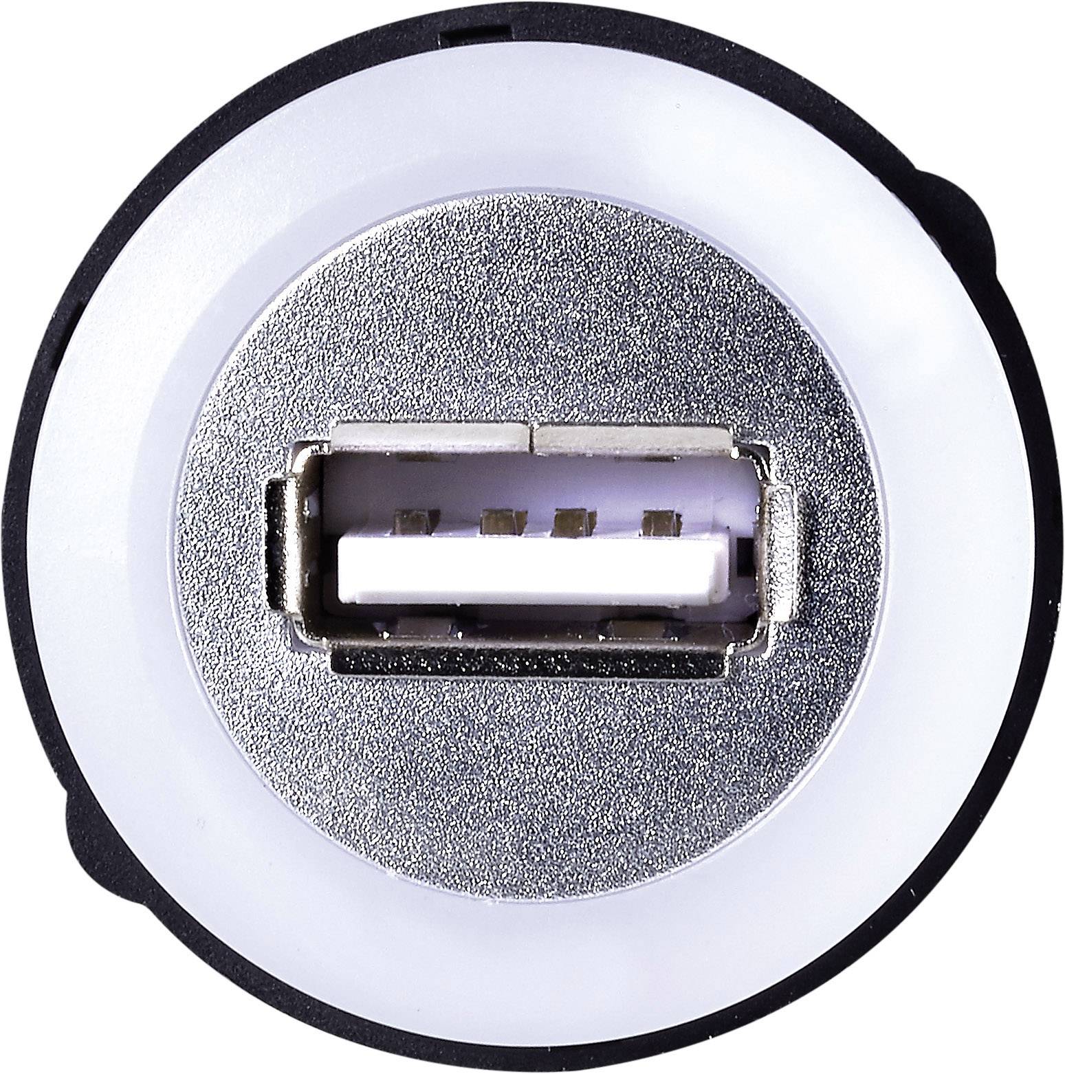 USB vestavný konektor USB-05 USB zásuvka typ A, osvětlené ⇔ zástrčka ...