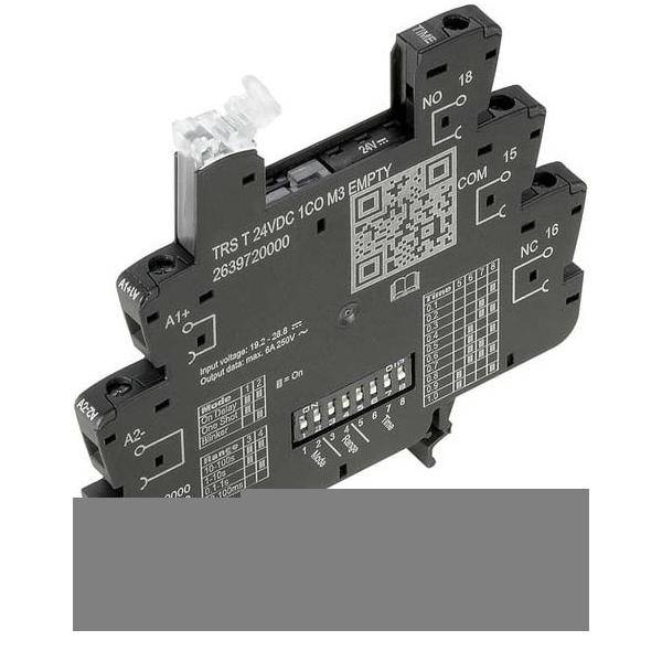 Weidmüller TRS T 24VDC 1CO M3 EMPTY patice pro relé s ukazatelem, LED ...