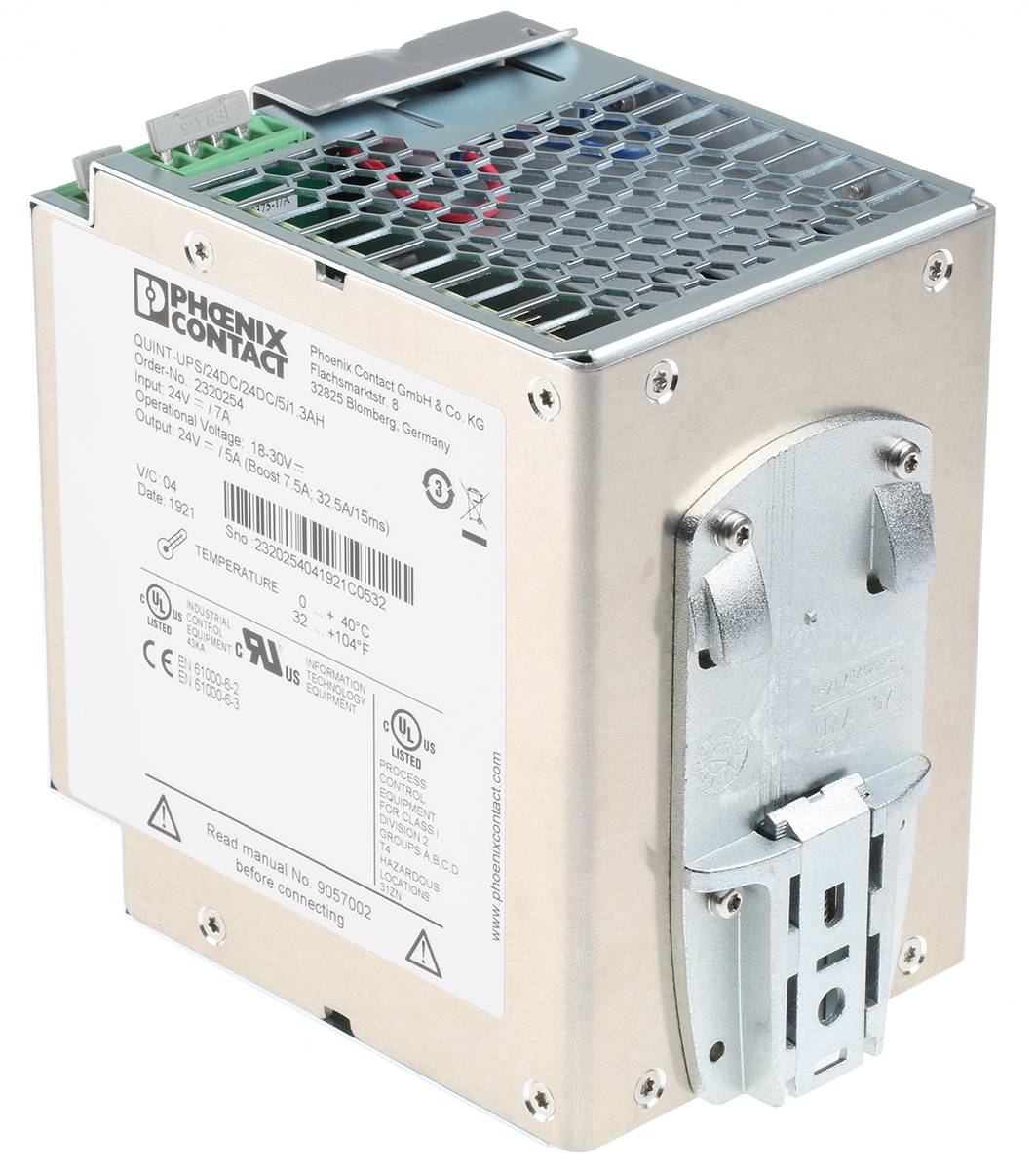 Phoenix Contact QUINT-UPS/ 24DC/ 24DC/ 5/1.3AH UPS do lišty | Conrad ...