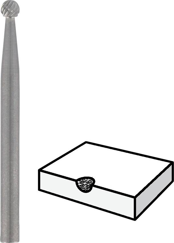 Dremel 2615990532 Fræsestift Metal 3.2 mm Skaftdiameter 3.2 mm købe