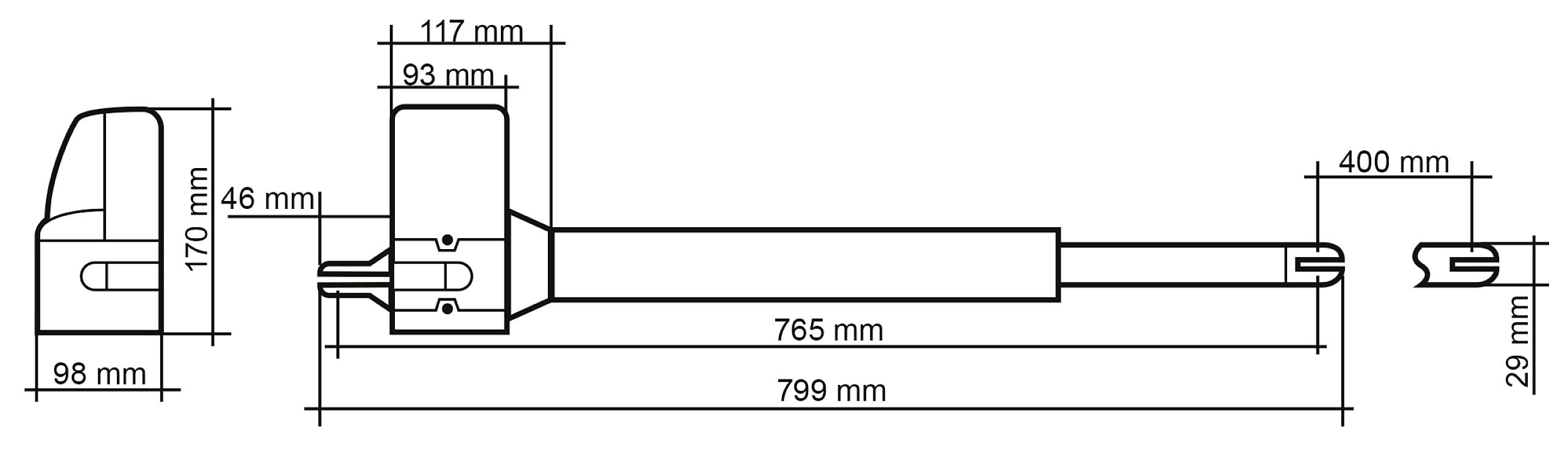 Schellenberg TWIN 300 60820 Drejeportdrev 2000 N købe