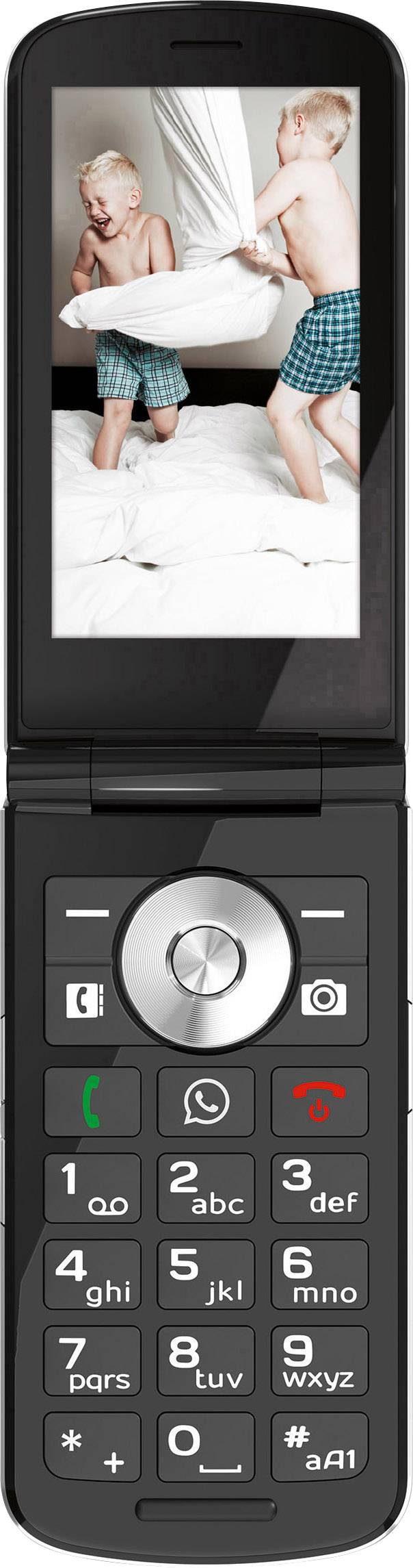 Emporia Touchsmart Senior-flip-mobiltelefon Opladningsstation, SOS-knap ...