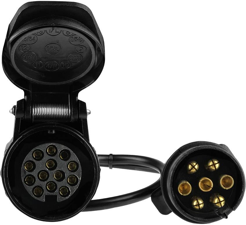 LAS 10013 Anhænger adapter [13-polet stik - ] Plastic købe