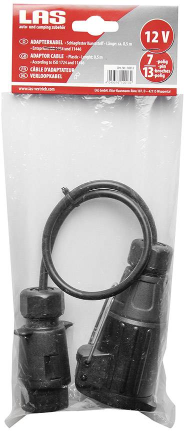 LAS 10013 Anhænger adapter [13-polet stik - ] Plastic købe