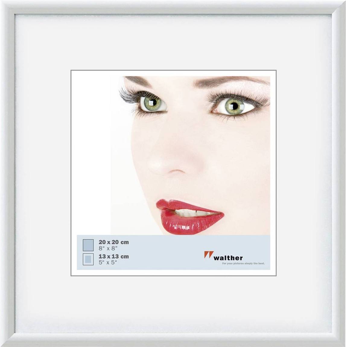 walther+ design KW220H Billede skifteramme Papirformat: 20 x 20 cm Hvid ...