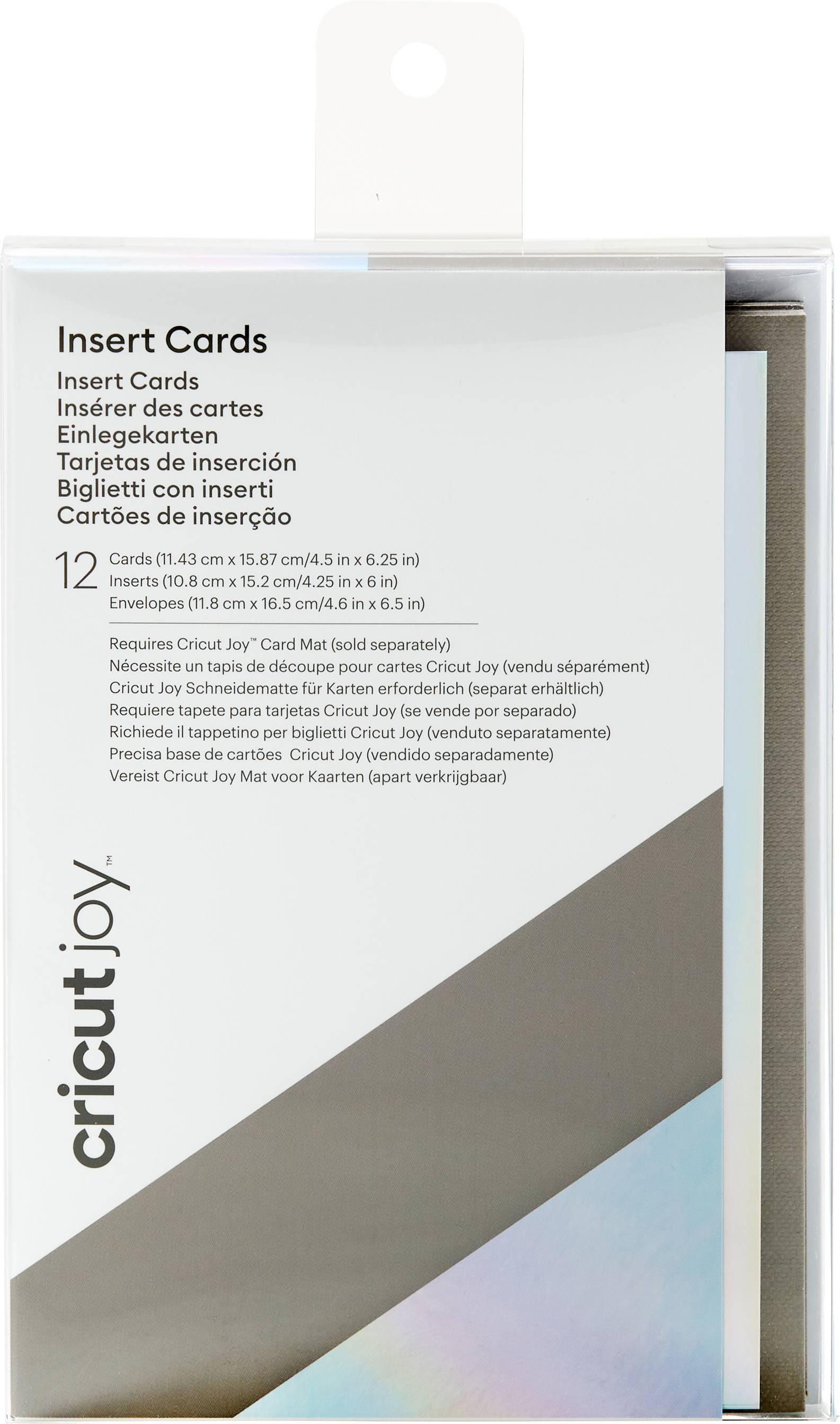 Cricut Joy Insert Cards Kortsæt Grå købe