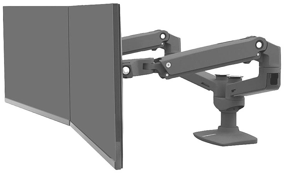 Ergotron Skærm-bordslag LX Dual Arm Side by Side Desk Mount 2 Display ...