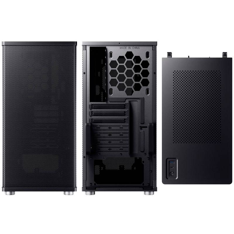 Jonsbo Jonsbo VR4 ATX-Gehäuse - schwarz Midi-tower PC-kabinet, Gaming ...