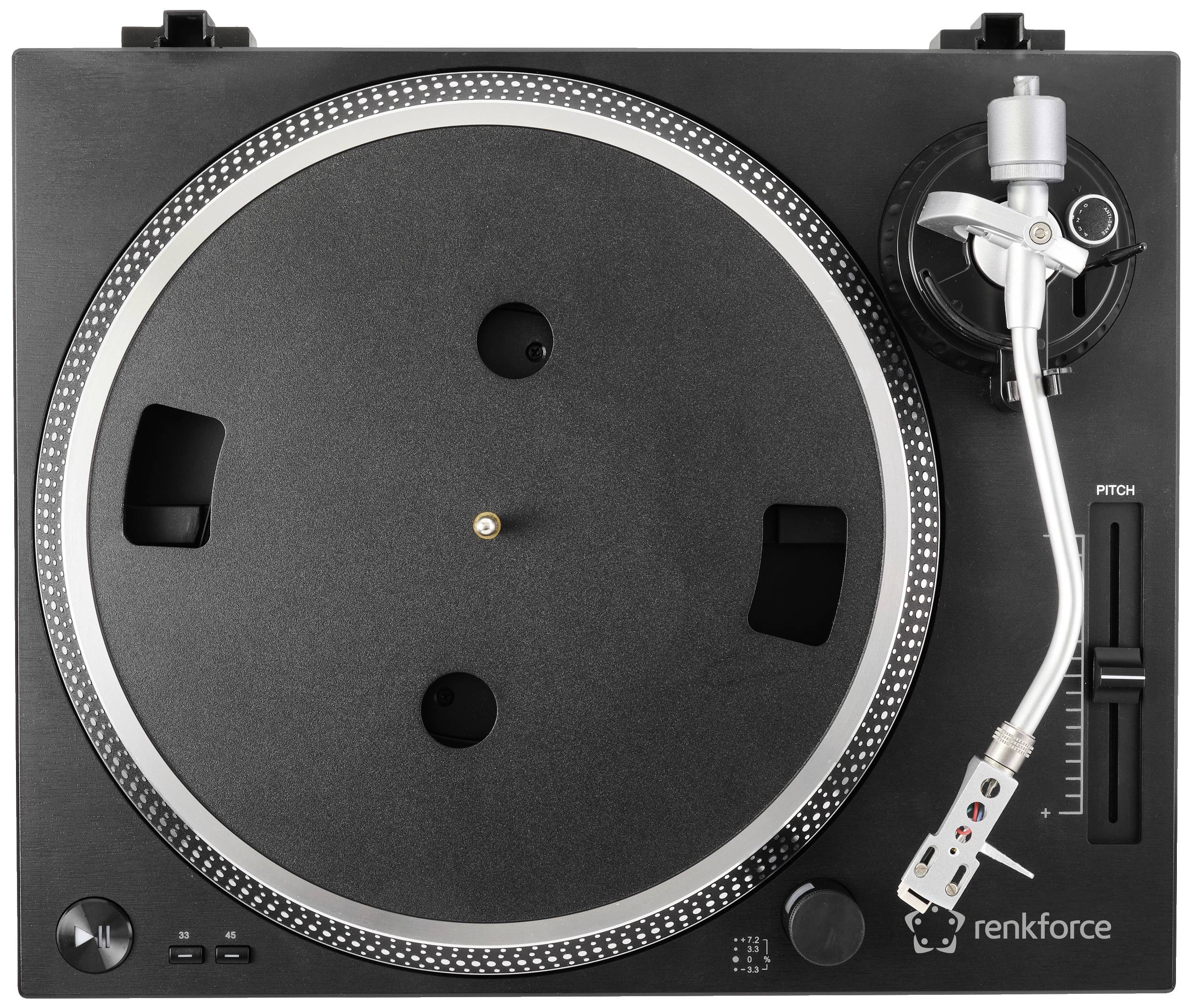 Renkforce RF-TURBD-010 USB-pladespillere Remdrift Sort købe