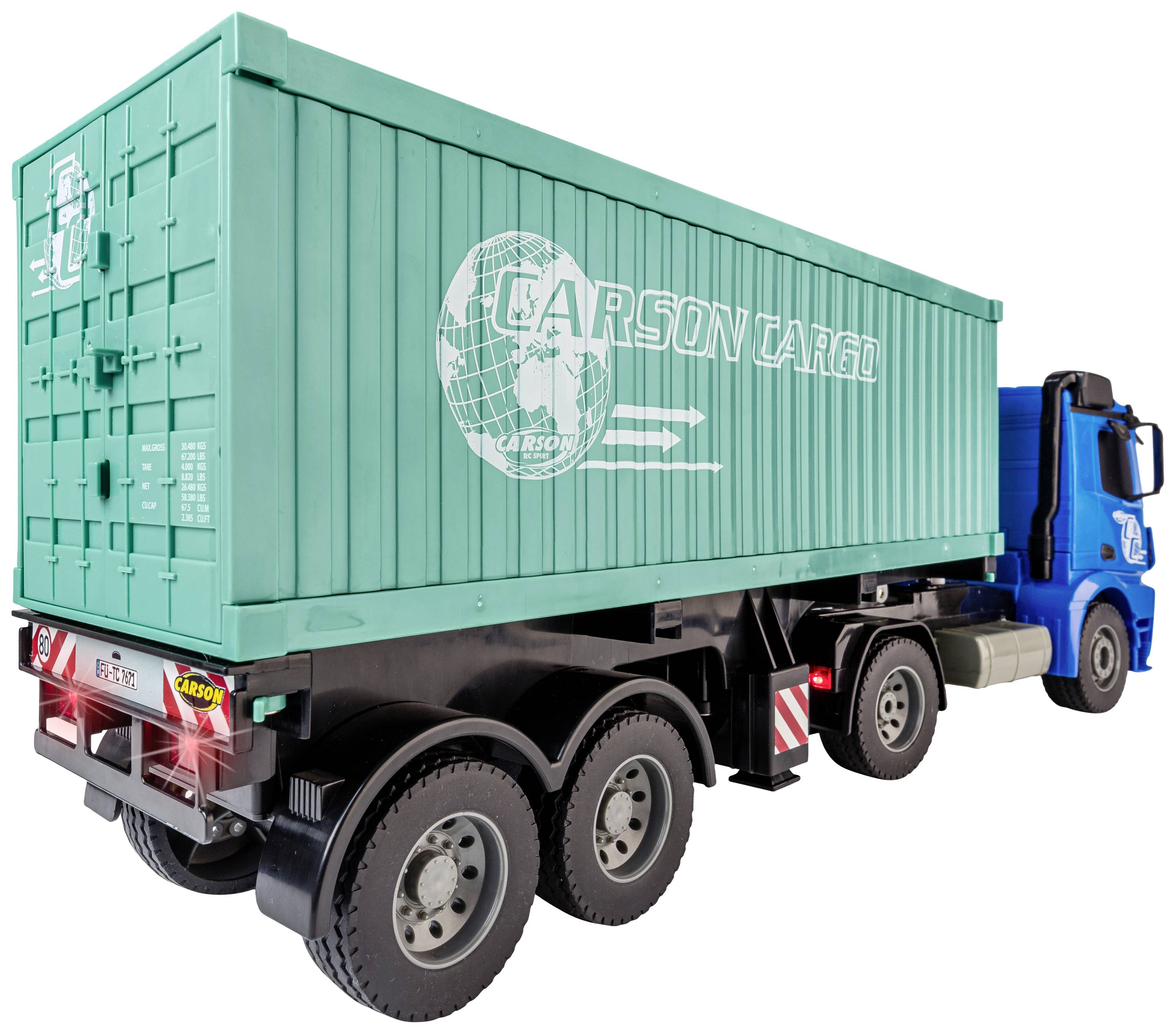 Carson Modellsport MB Arocs med container 1:20 RC begynder ...