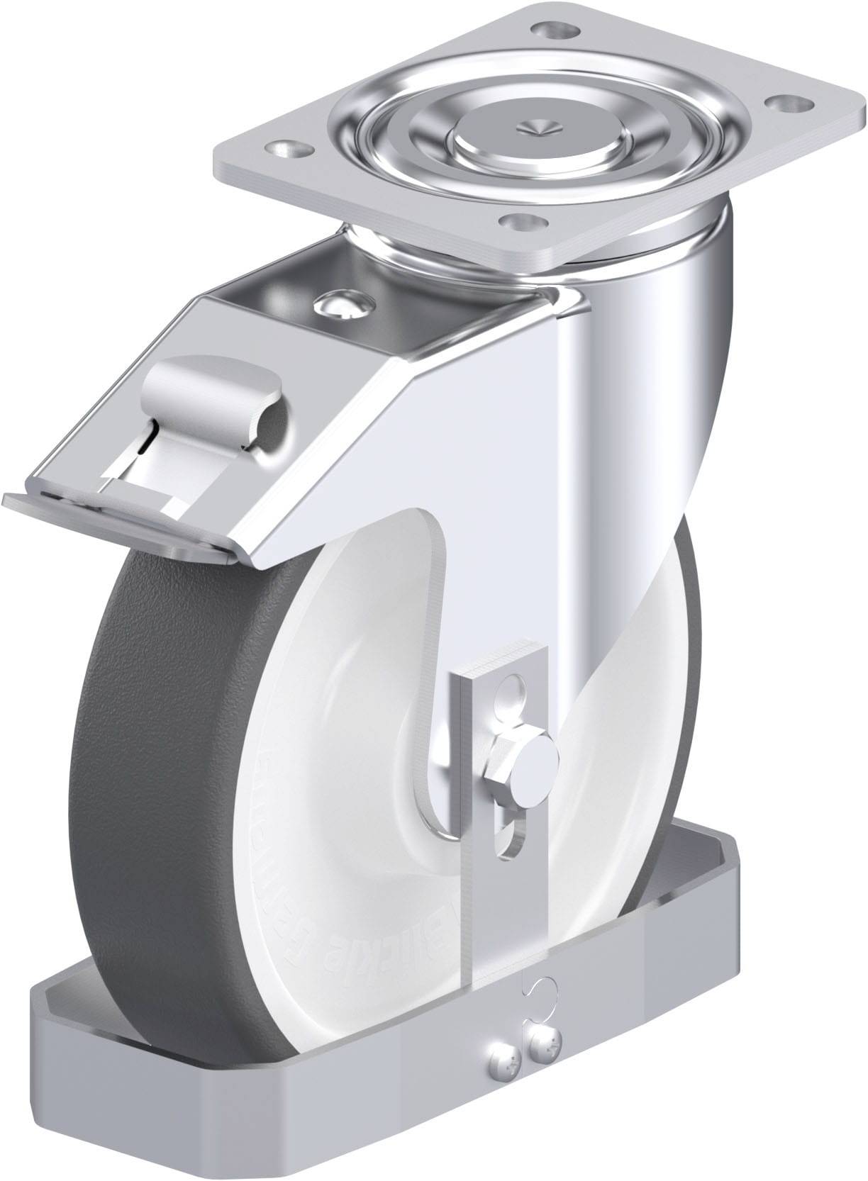 Blickle 903833 LH-POTH 200K-FI-FS Styrehjul i stål Hjuldiameter: 200 mm ...