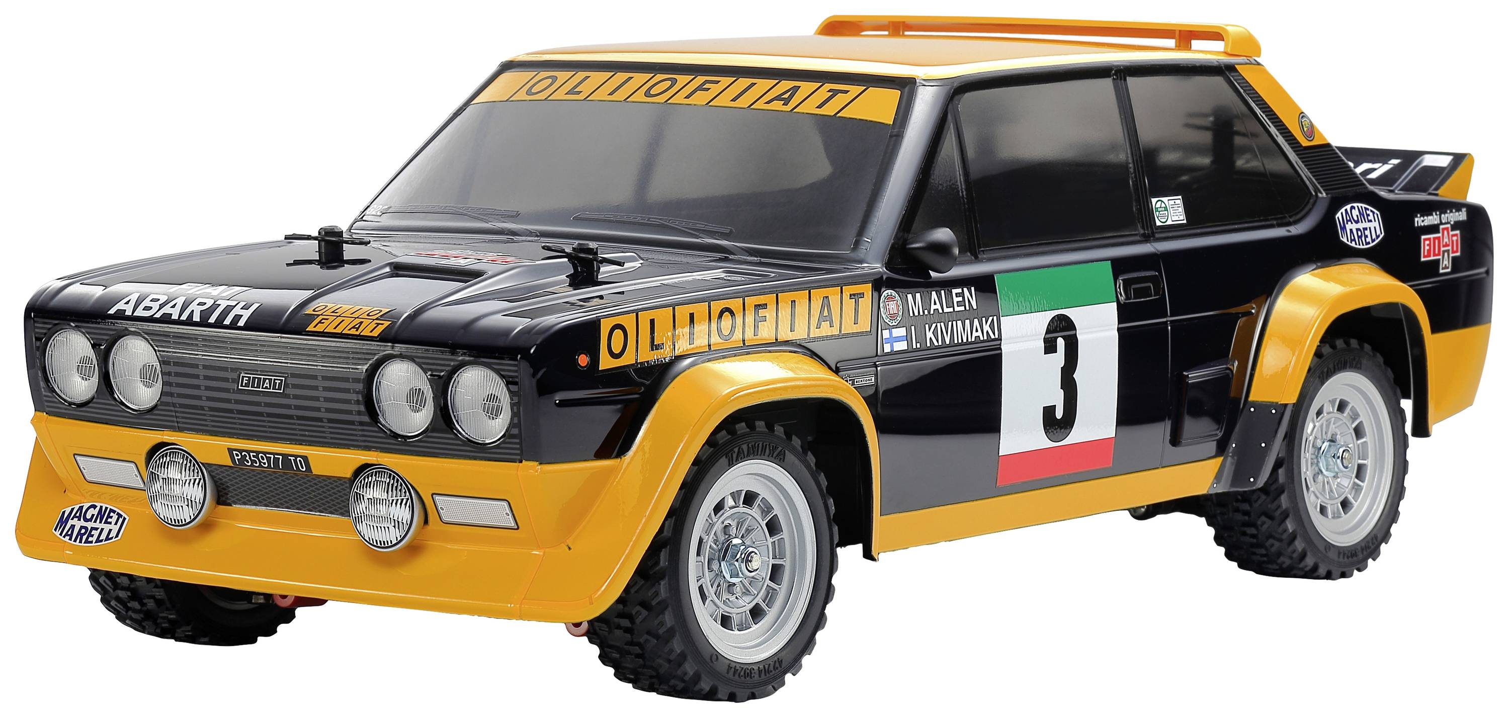Tamiya Fiat 131 Abarth OF 1:10 RC-modelbil Elektronik Rally Firehjulstræk (4WD) Byggesæt købe