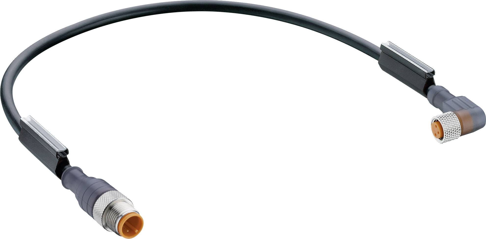 Belden 11753-1 Sensor-, aktuator-stik, M12 Stik, lige, Tilslutning ...