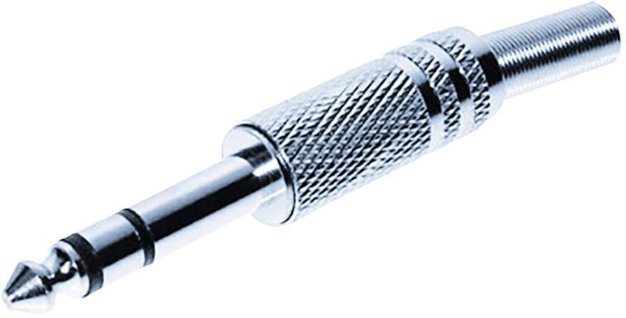 TRU COMPONENTS 1559779 Jack-stik 6,35 mm Stik, lige Poltal: 3 Stereo ...