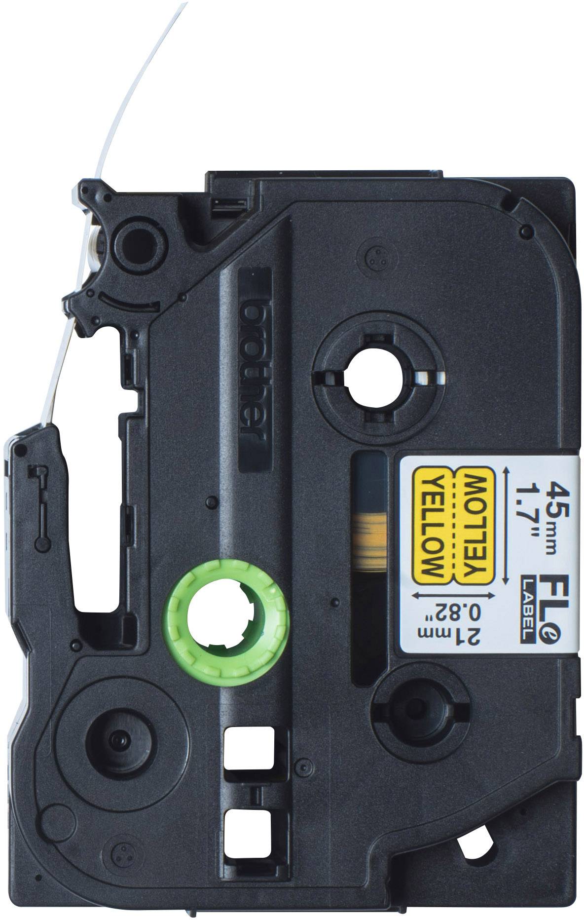 Brother FLe-6511 Tape laminerede kabel-etiketter Båndfarve: Gul ...