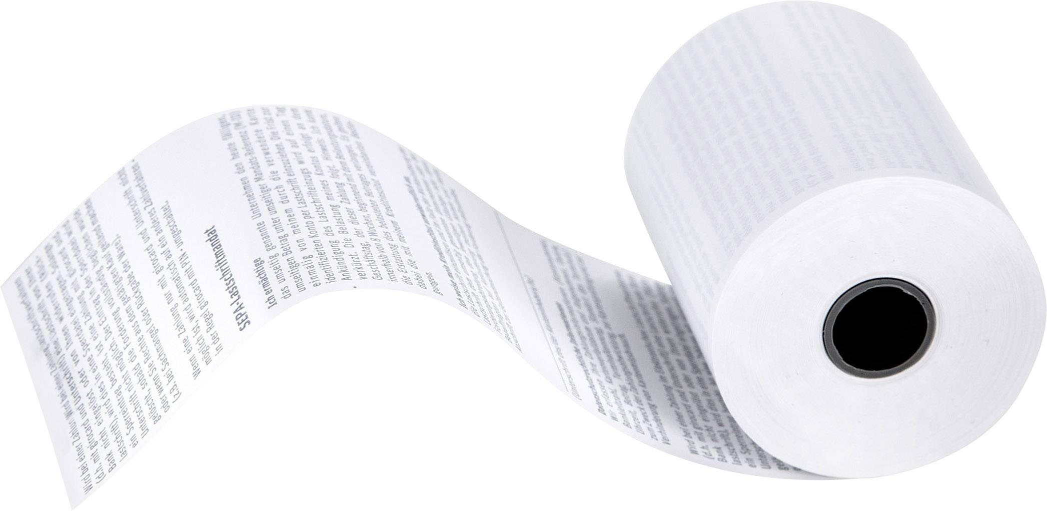 Jarltech Thermo-bonrulle kreditkort 56157-10436 Bredde: 57 mm Længde ...