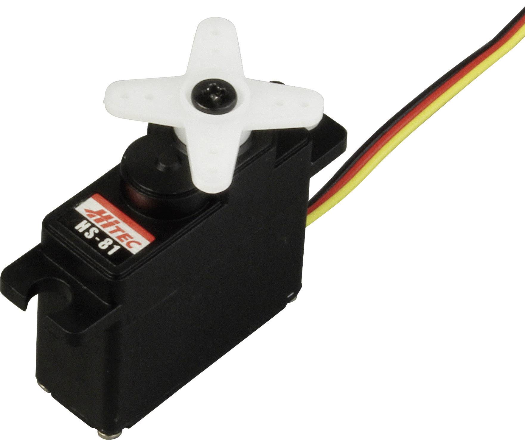 Midi-servo Hitec HS-81 Analog-servo Plastic, metalliseret Stiksystem JR ...