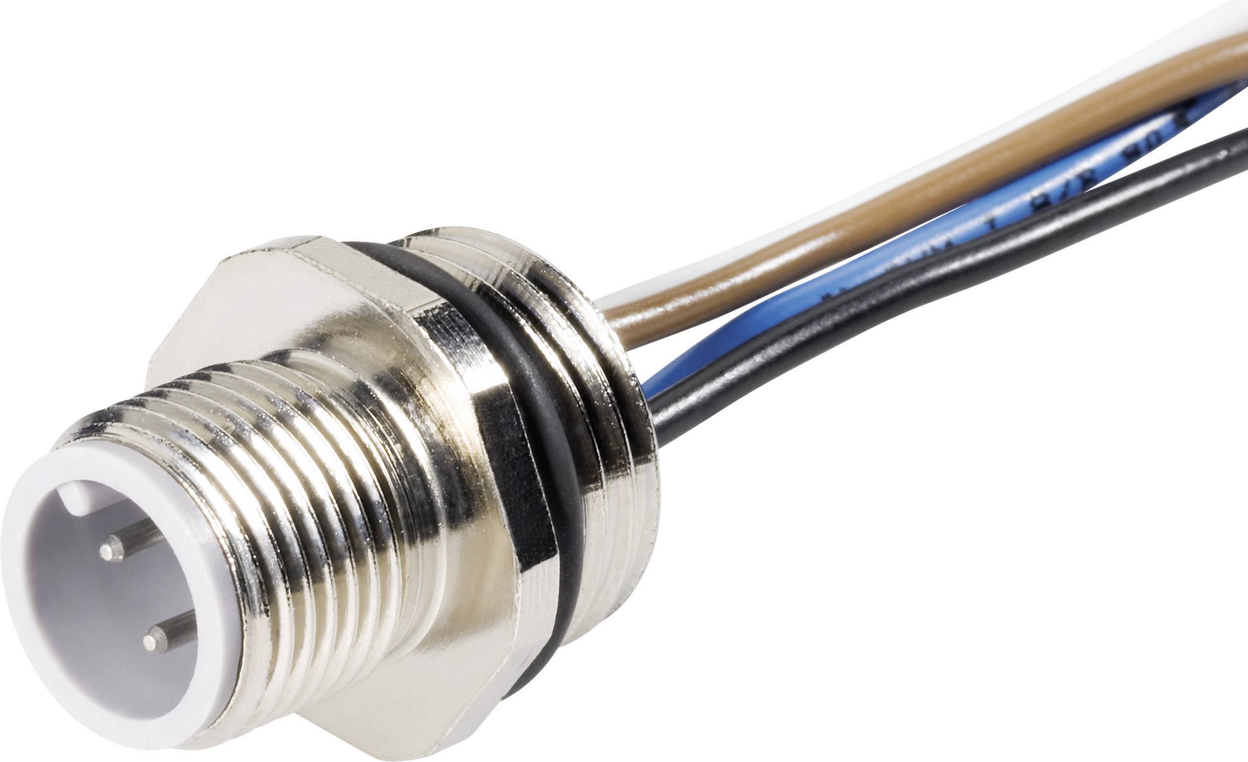 Hirschmann 932 916-206-1 Sensor-, aktuator-stik, M12 Stik, indbygning 1 ...