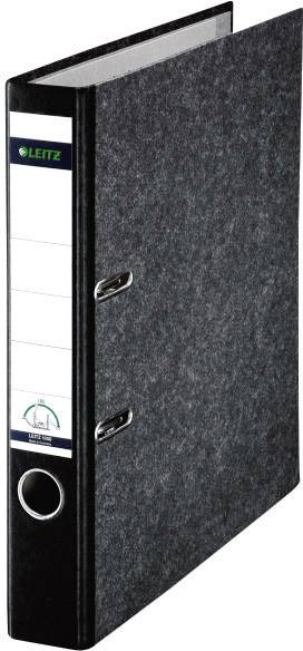 Leitz Mappe 1050 A4 Rygbredde: 52 mm Sort Skymarmor 2 bøjler 10505095 købe