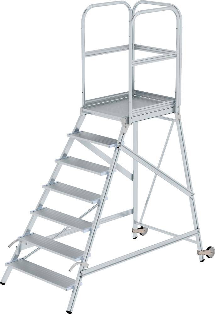 MUNK Günzburger Steigtechnik 56107 Aluminium Podietrappe Montering med ...