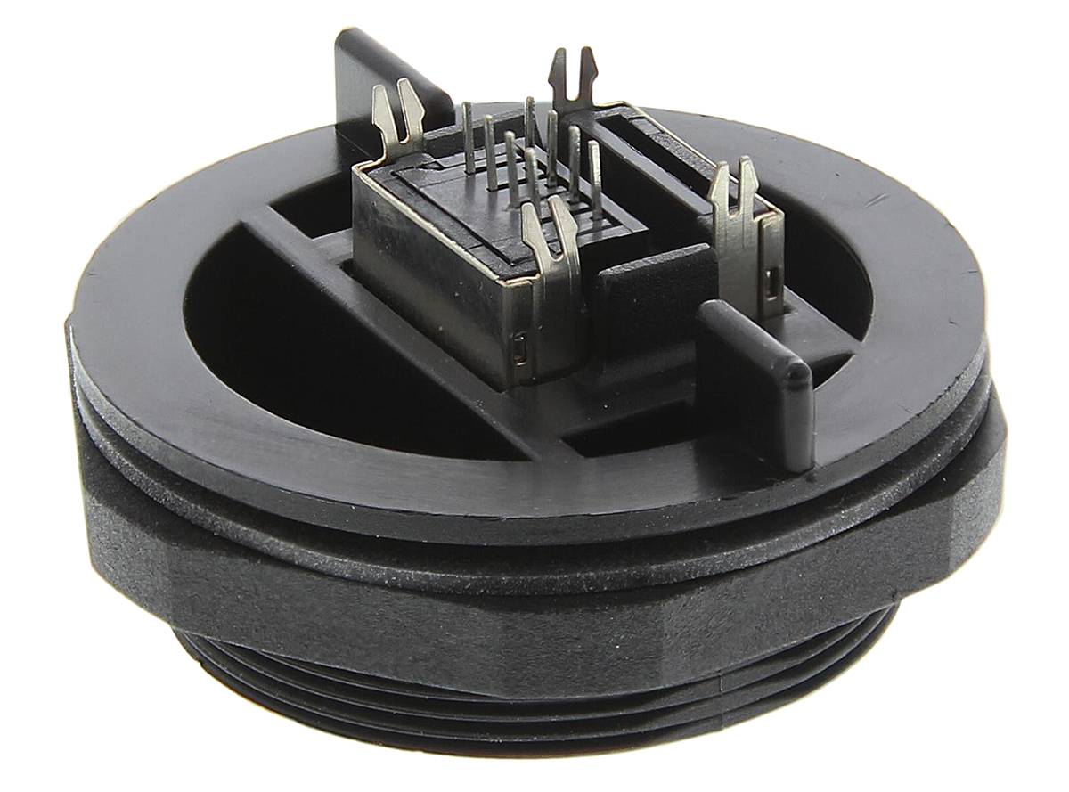 Bulgin PX0839/PC Sensor- /aktor-stikforbinder til indbygning Tilslutning, indbygning Pol-tal (RJ ...