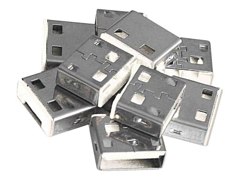 LINDY USB Port Lock USB-port Sæt med 10 stk. Hvid uden nøgle købe
