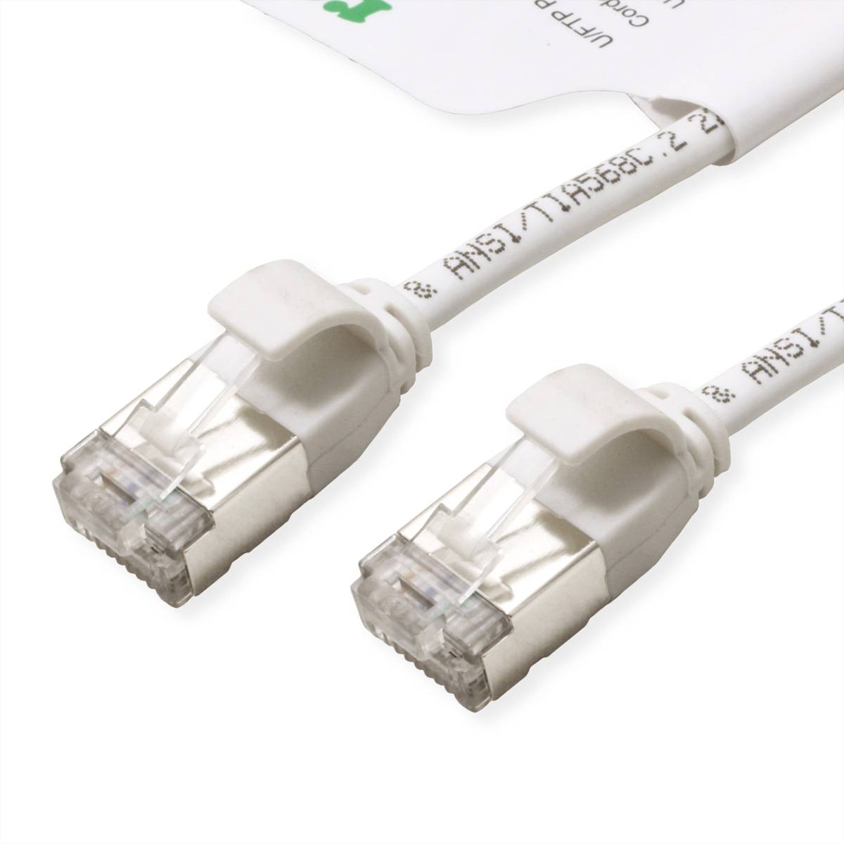 Roline green RJ45 Netværk Tilslutningskabel CAT 6A [1x RJ45-stik - 1x ...