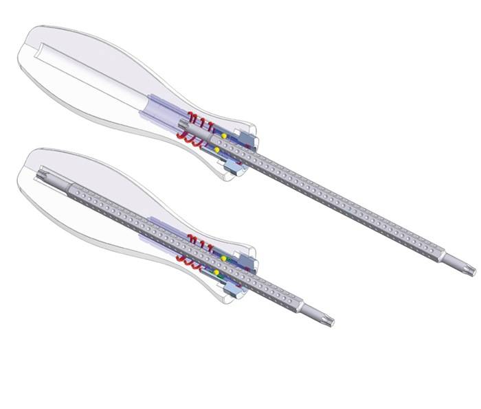 Wiha 281 T11 Udskiftelig klinge-sæt 11 dele Kærv, Krydskærv Phillips ...