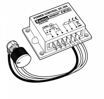 Kemo M195 PWM effektregulator Byggemodul 9 V/DC, 12 V/DC, 24 V/DC, 28 V ...