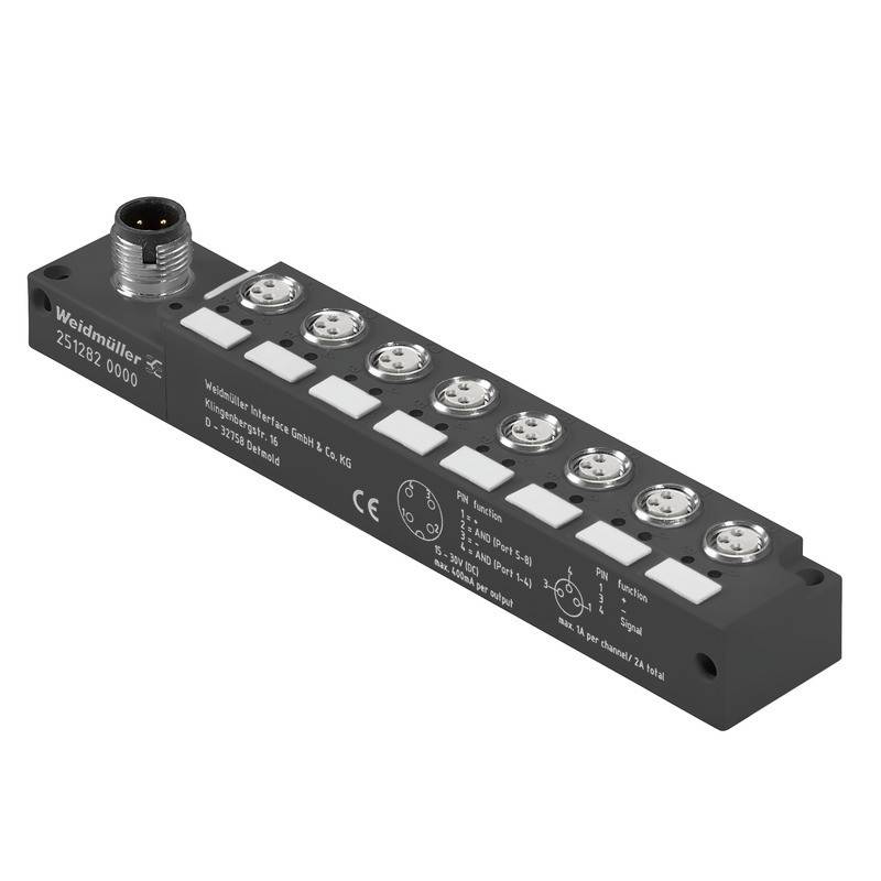 Weidmüller SAI-8-S-3P-M8L-M12-2AND 2512820000 Sensor/aktorbox passiv ...