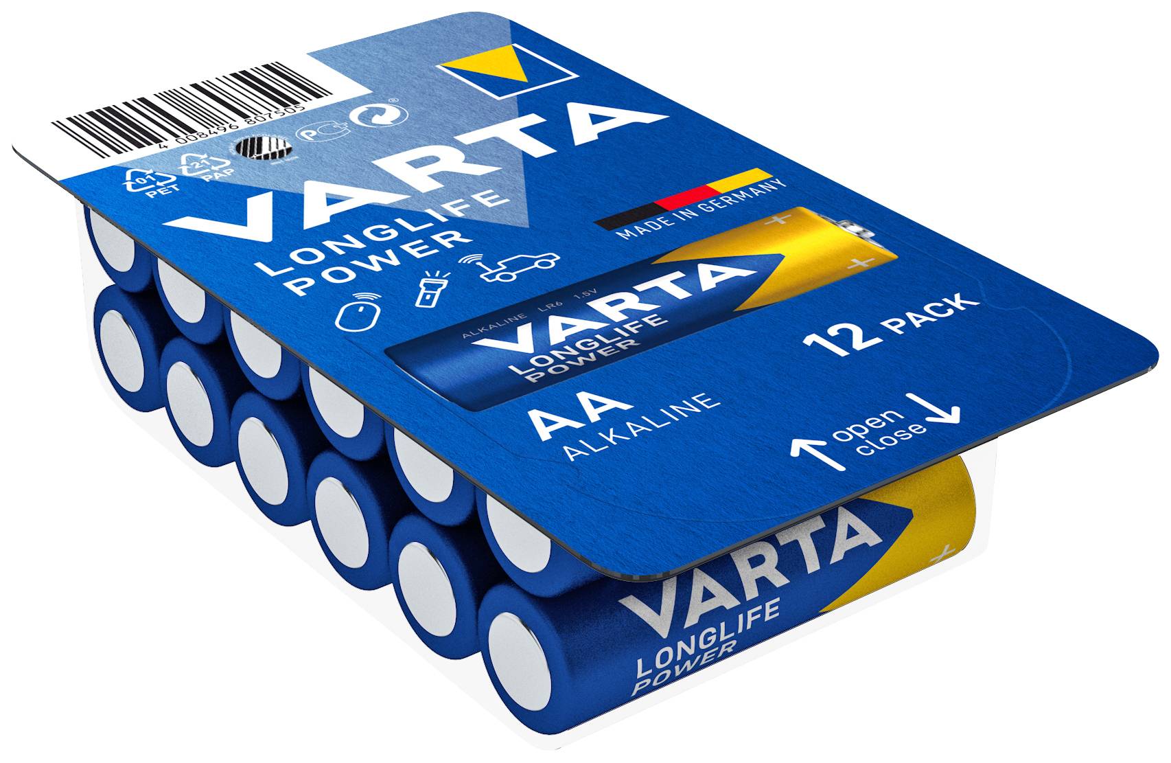 Varta LONGLIFE Power AAA Big Box 12 Micro (AAA)-Batterie Alkali-Mangan ...