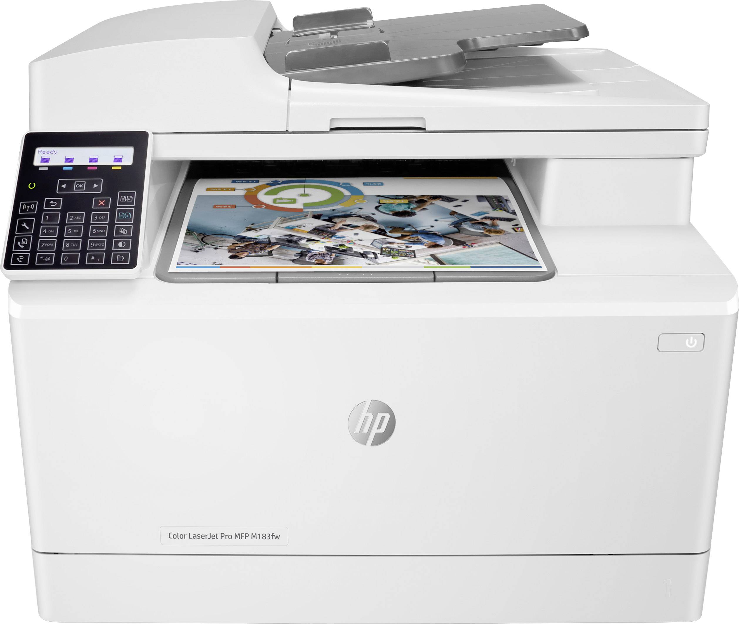 HP Color LaserJet Pro MFP M183fw Multifunktionsdrucker Laser Farbe A4 Drucker Scanner Kopierer Fax ADF WLAN USB kaufen