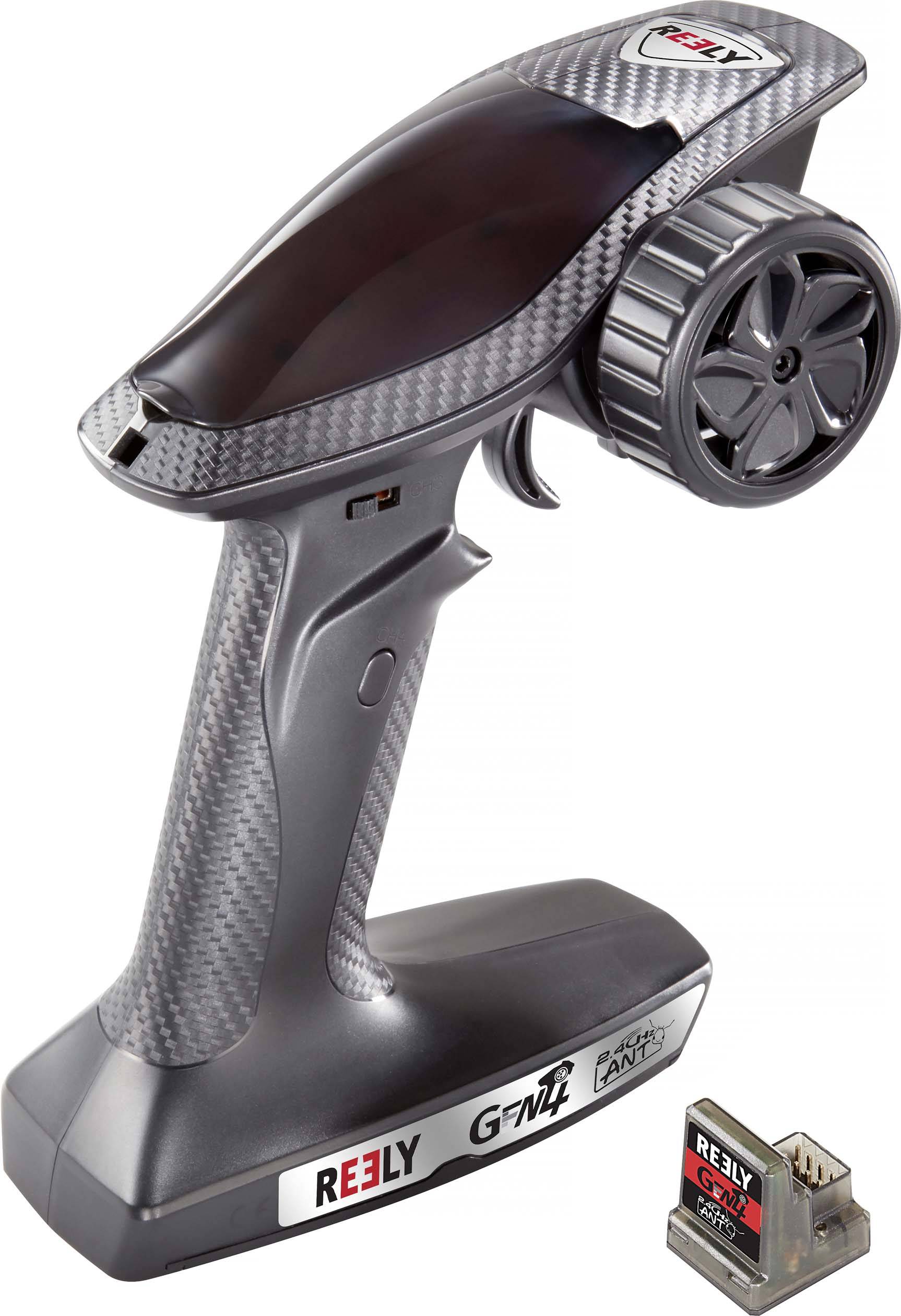 Reely GT2 EVO Pistolengriff-Fernsteuerung 2,4 GHz Anzahl Kanäle: 2 inkl ...