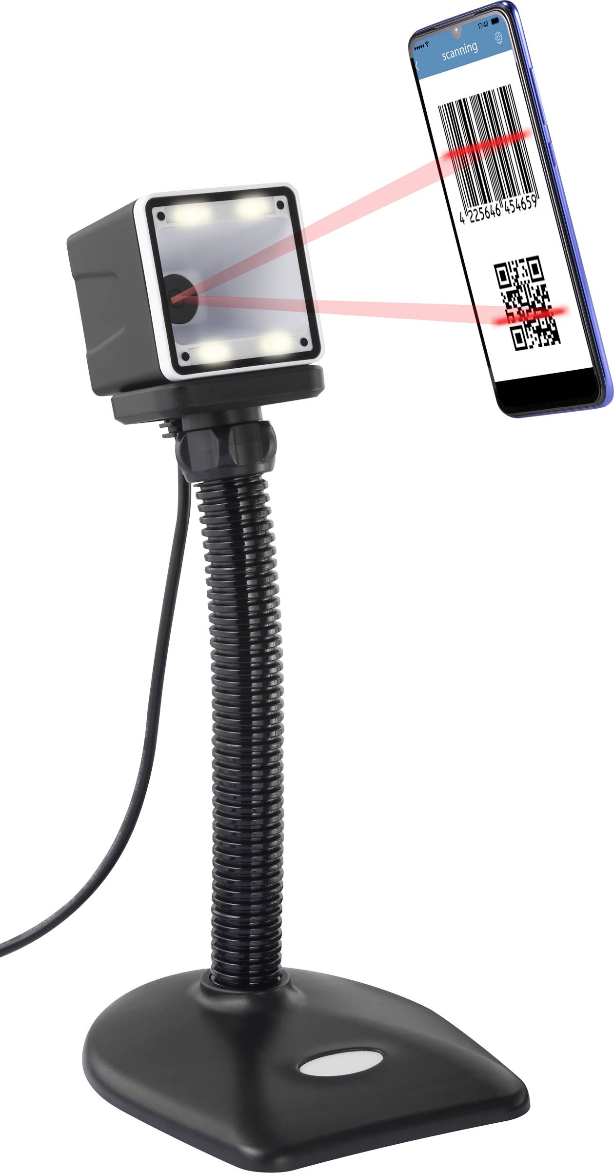 Renkforce RF-SBS-500 2D Barcode-Scanner Kabelgebunden 1D, 2D Imager ...