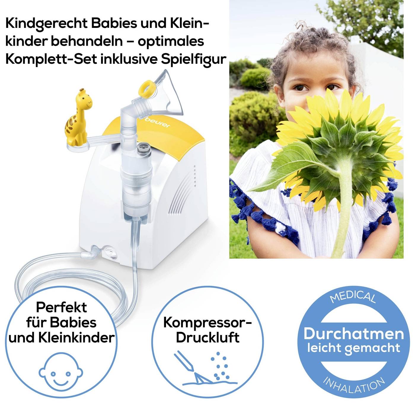 Beurer IH 26 Kids Inhalator mit Inhalationsmaske, mit Mundstück kaufen
