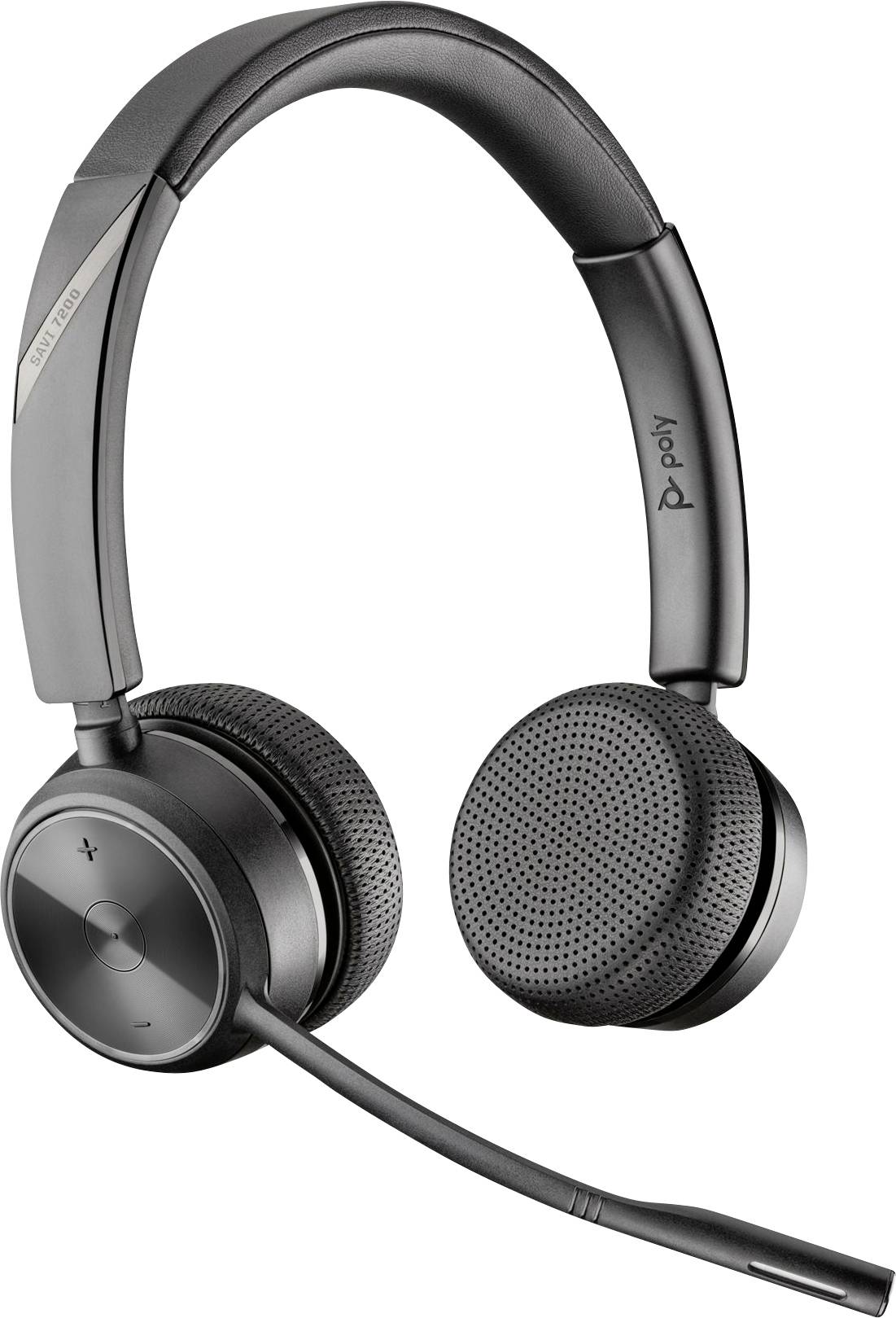 HP Poly Voyager Focus 2 On Ear Headset Bluetooth® Stereo Schwarz Noise ...