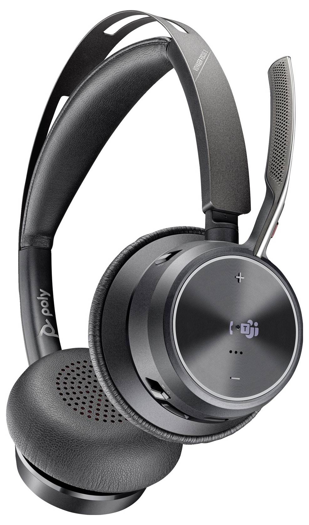 HP Poly Voyager Focus 2 On Ear Headset Bluetooth® Stereo Schwarz Noise ...
