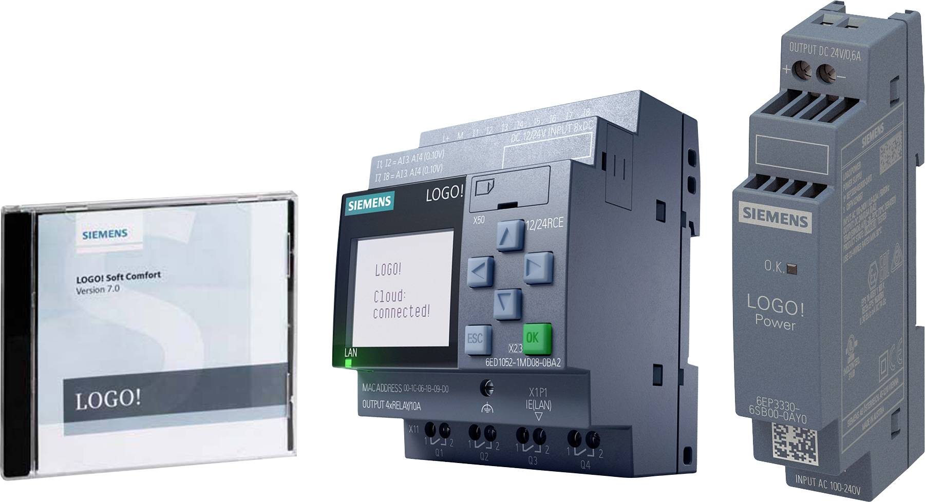 Siemens LOGO! Starter Kit 12/24RCE SPS-Starterkit kaufen