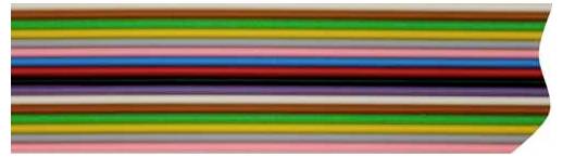 Rautronic FB0626250G Flachbandkabel Rastermaß: 2.5 mm 6 x 0.14 mm² Grau ...