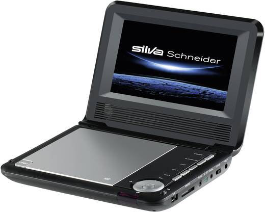 Silva Schneider DVD 717 USB Tragbarer DVD-Player 18 cm 7 Zoll Schwarz Silva Schneider DVD 717 USB Tragbarer DVD-Player 18 cm 7 Zoll Schwarz