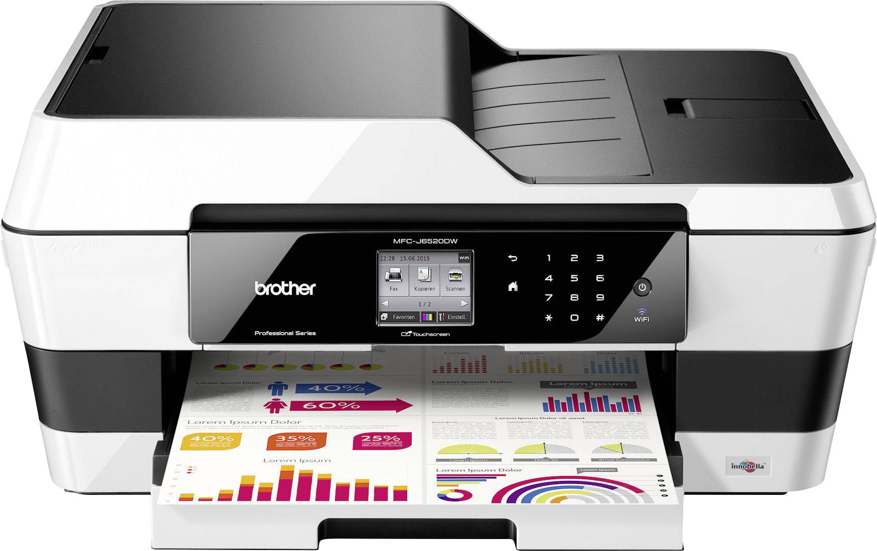 Brother MFC-J6520DW Tintenstrahl-Multifunktionsdrucker A3 Drucker, Fax ...