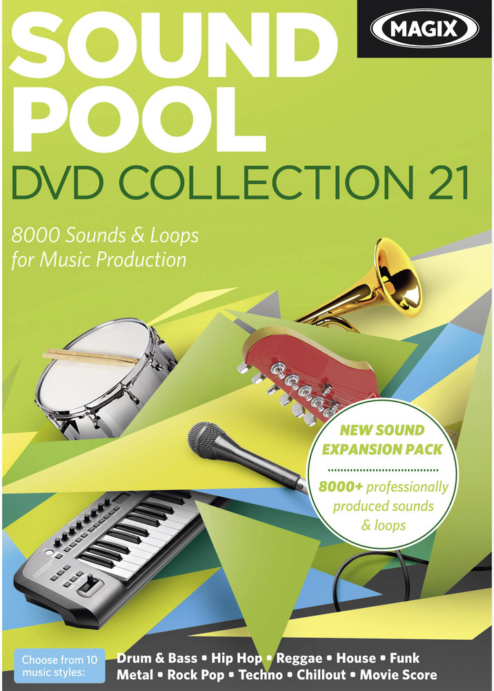 Magix Soundpool DVD Collection 21 Vollversion, 1 Lizenz Windows Musik ...