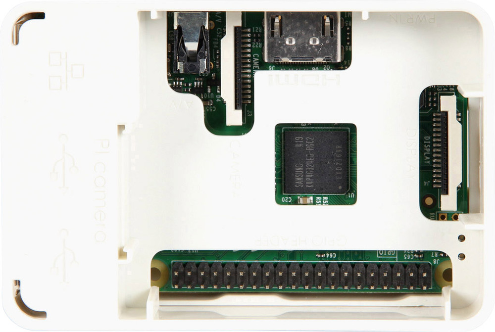 Raspberry Pi® B Gehäuse Weiß Rb Case02w Kaufen 