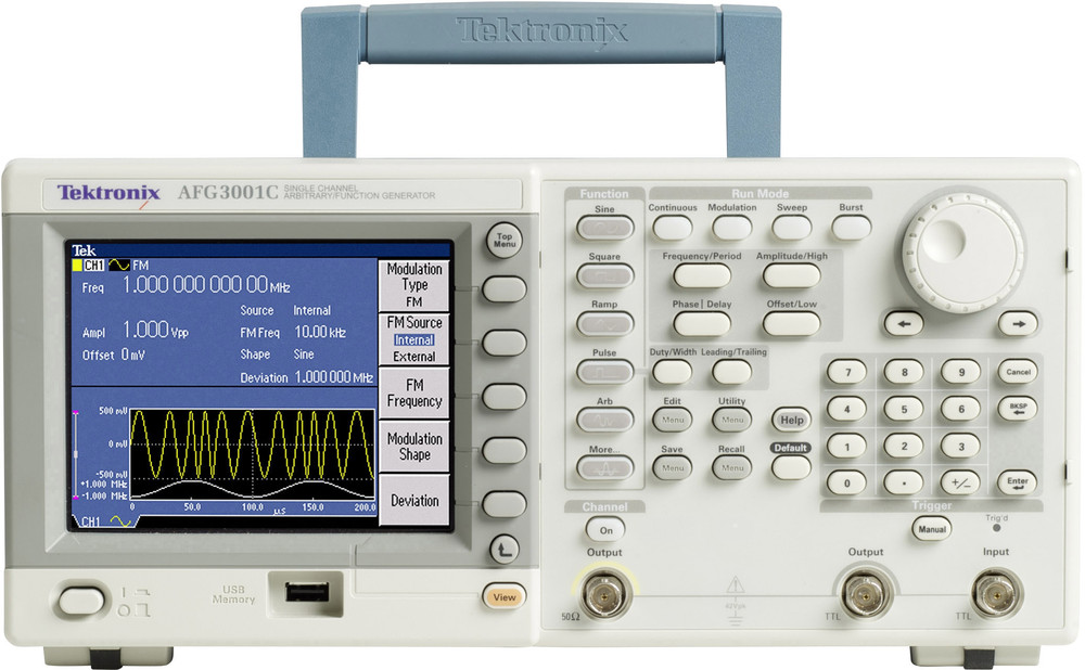 Tektronix AFG3021C Funktionsgenerator netzbetrieben 1-Kanal Arbiträr ...