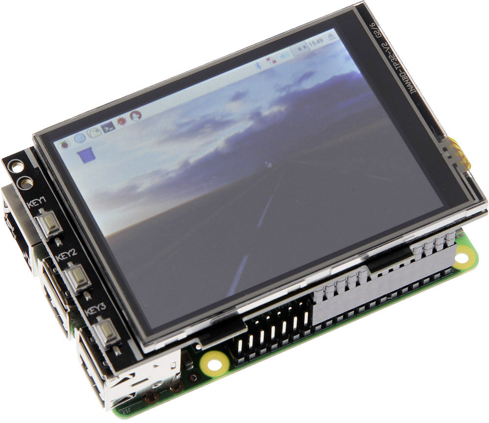 Raspberry Pi® Display-Modul Schwarz RB-TFT3.2-V2 Raspberry Pi® A, B, B+ ... Raspberry Pi® Display-Modul Schwarz RB-TFT3.2-V2 Raspberry Pi® A, B, B+ ...