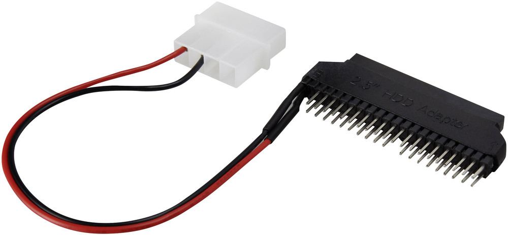 IDE Laufwerk Adapter [1x IDE-Stecker 40pol., IDE-Strom-Stecker 4pol ...