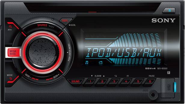 Double DIN car stereo Sony WX-800UI from Conrad.com