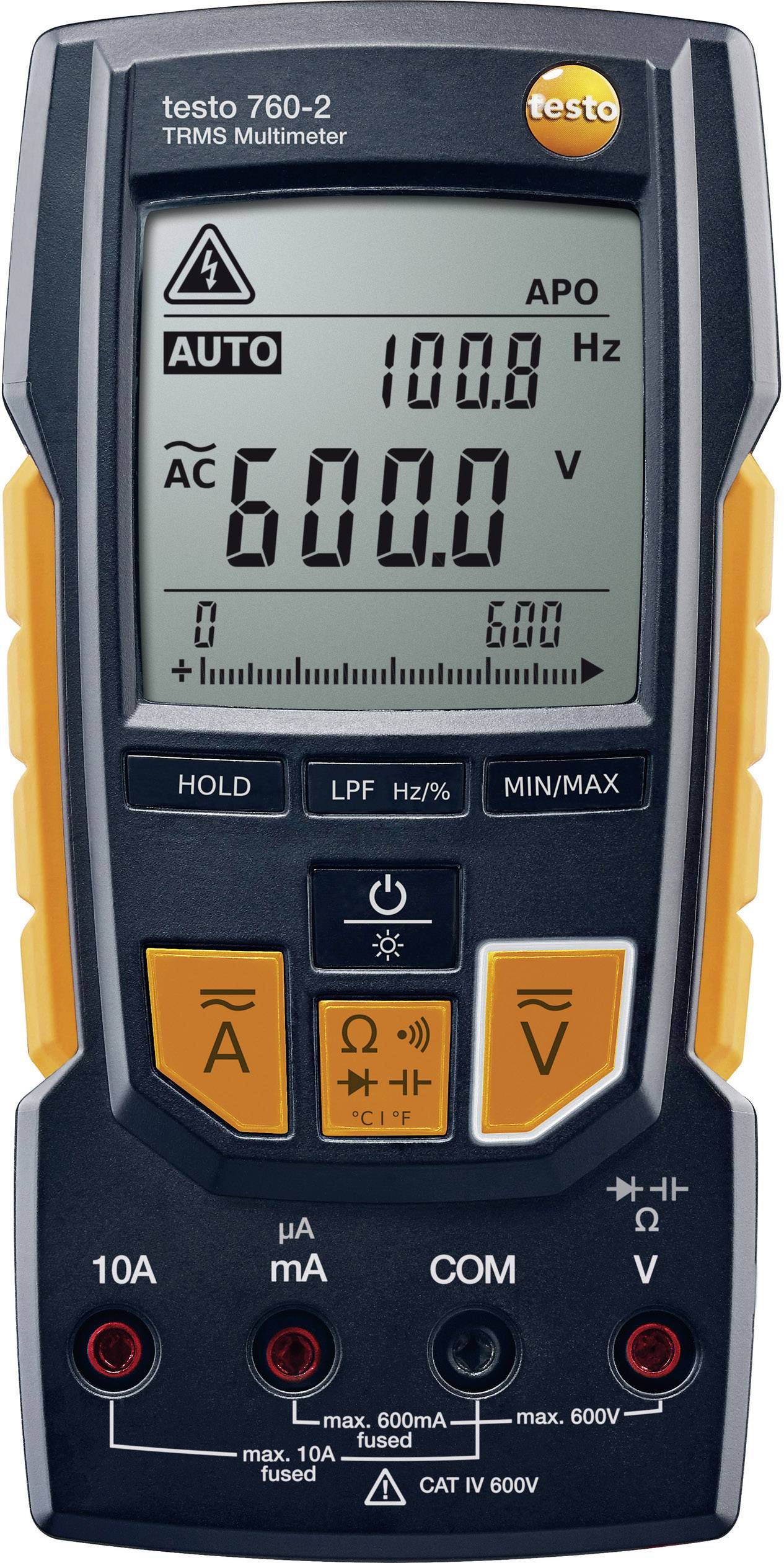 testo 760-2 Hand-Multimeter digital CAT III 1000 V, CAT IV 600 V ...